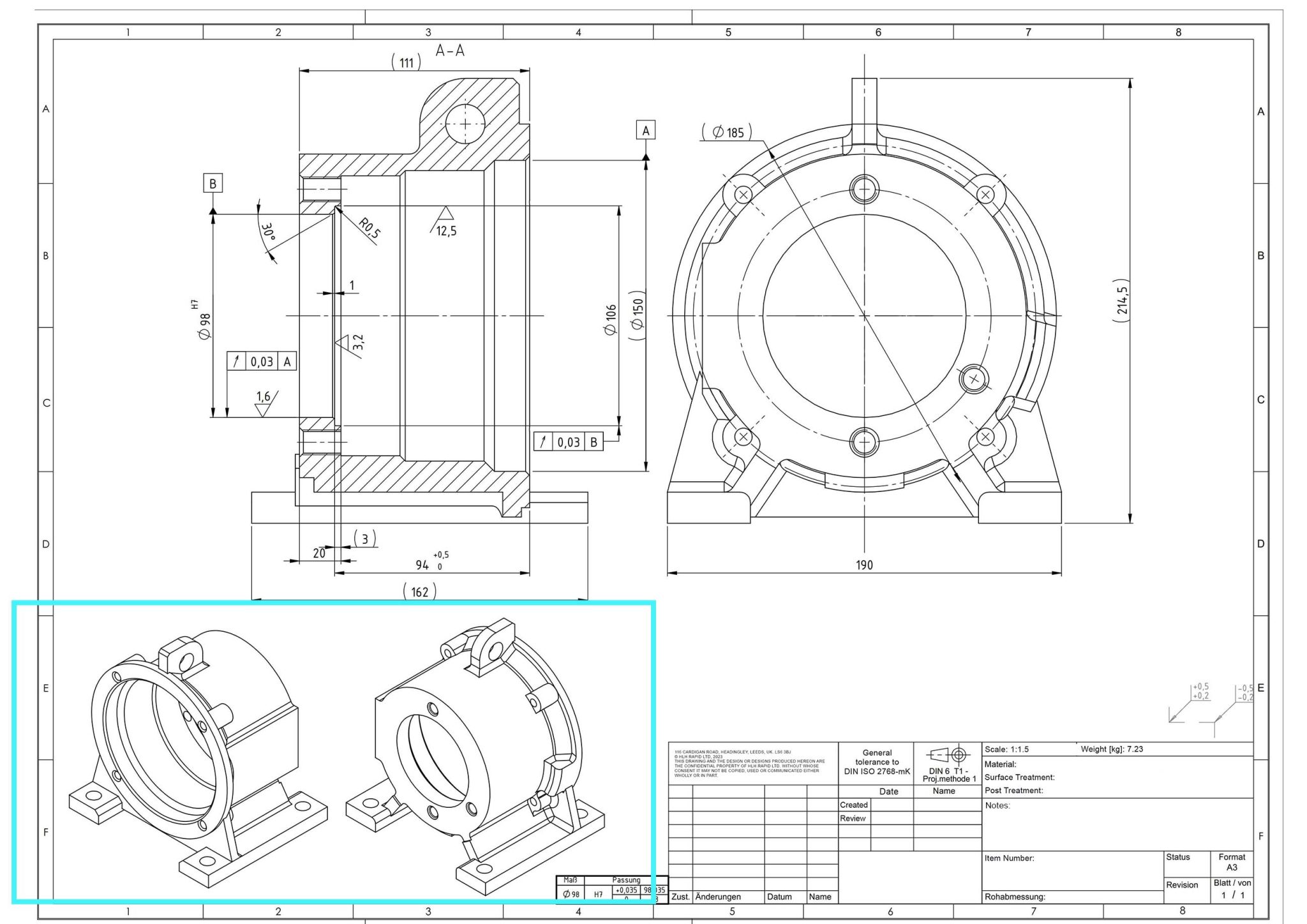 How to Prepare a Perfect 2D Technical Drawing for CNC Machining