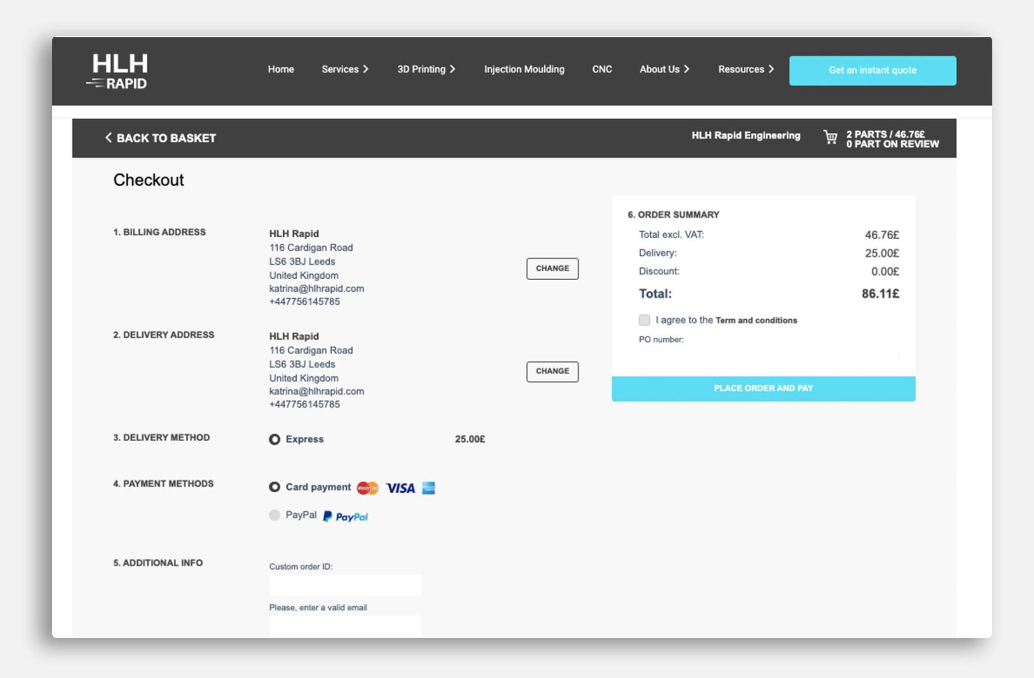 Get a Quote Within 24 Hours | HLH